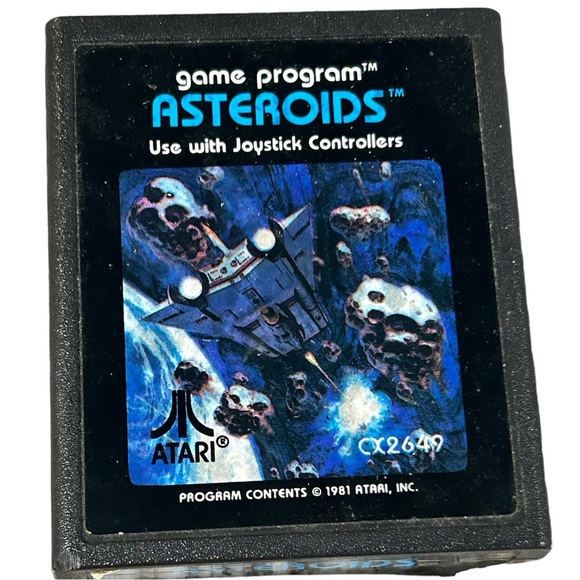 Atari | Video Games & Consoles | Vintage Atari Asteroids Classic Video Game | Poshmark